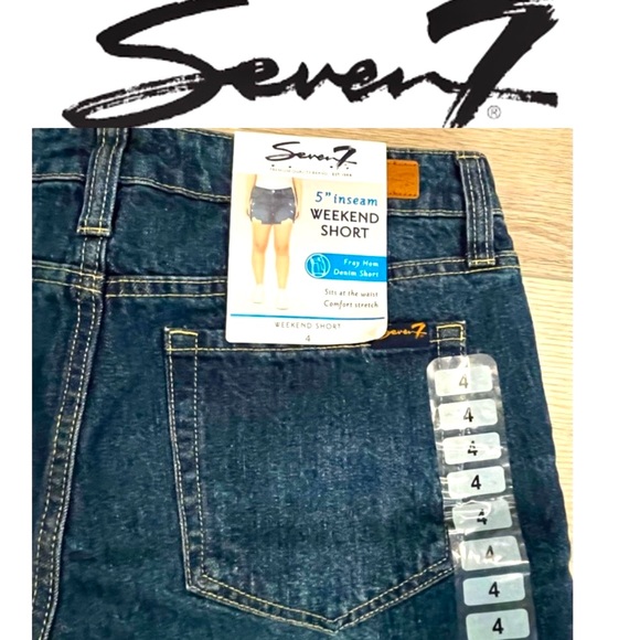 Seven7 | Shorts | New Seven7 Weekend Short Jean Sz 4 Color Gloss Nwt ...